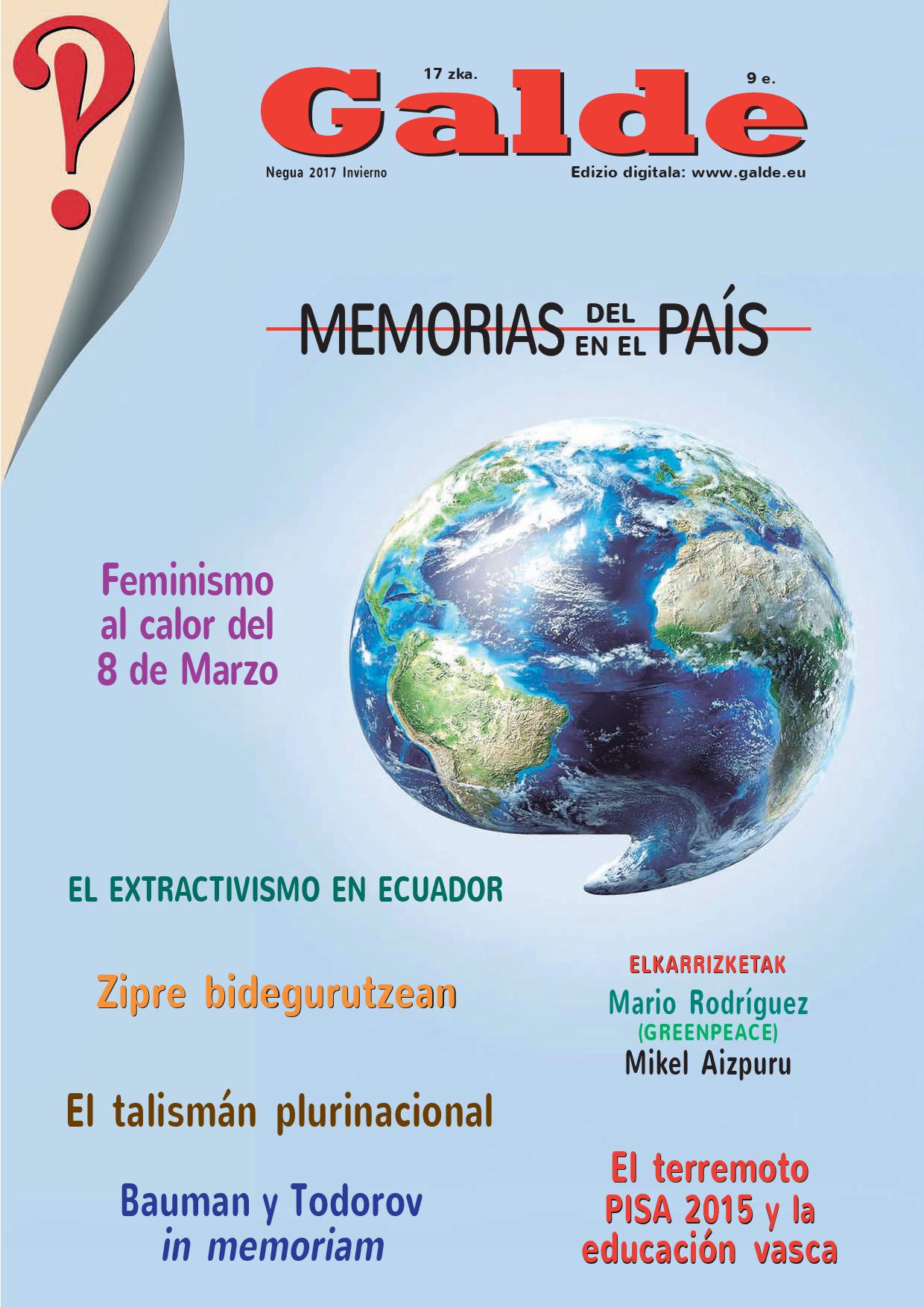 Último número de la revista «Galde» | Blog de Gaizka Fernández Soldevilla